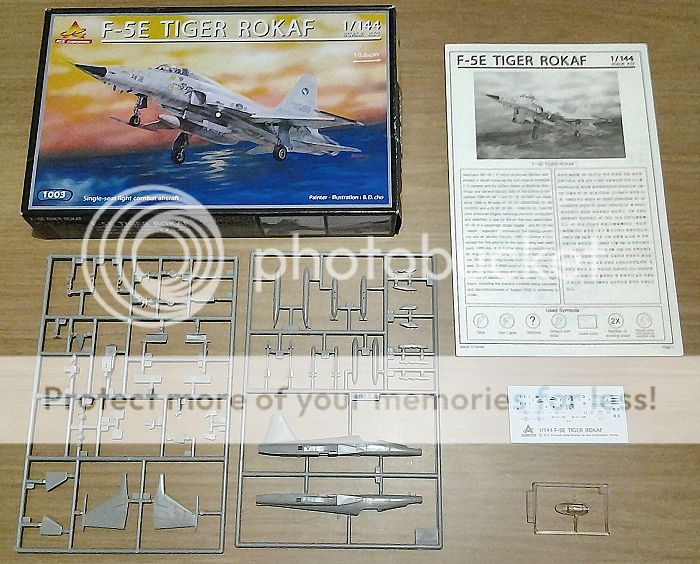 Ace Corporation 1/144 KF-5E Tiger II ROKAF - Completed - Lesser Built Air-Forces Group Build ...